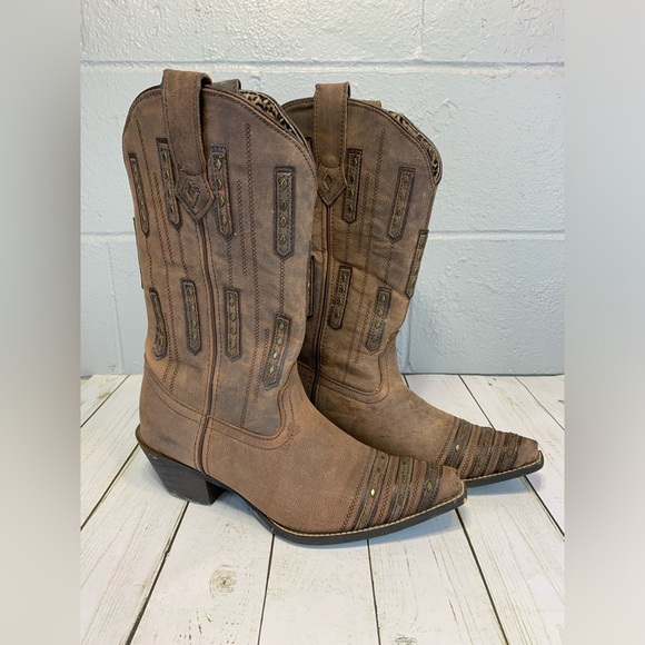 Laredo | Shoes | Laredo Womens Whiskey Sour Brown Leather Snip Toe ...